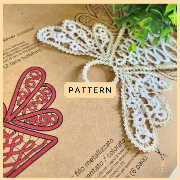 Wooden Angel Bobbin Lace Pattern – Daiane Bobbin Lace